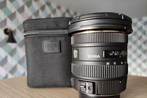 Объектив Sigma 10-20mm f/3.5 EX DC HSM Nikon