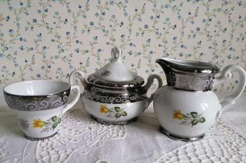 Сервиз Ямакоси, Япония, фарфор СССР
