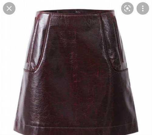 Лаковая юбка H&M Studio xs-s