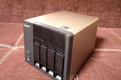 Сетевой накопитель QNap TS-412, 4х дисковый