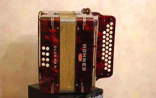 Гармонь немецкая 40-е гг.Hohner Club III B R