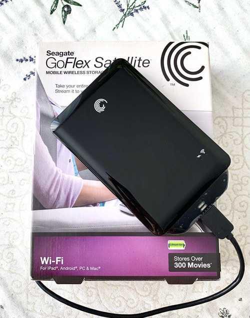 Seagate GoFlex Satellite (Wi-Fi станция, 500 GB)