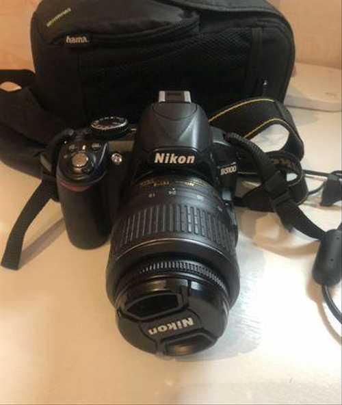 Зеркальный фотоаппарат Nikon d3100+объектив