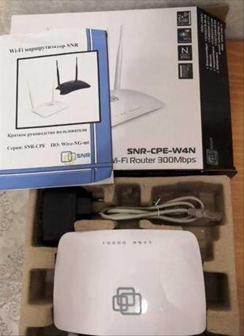 WiFi Маршрутизатор SNR-CPE-W4N