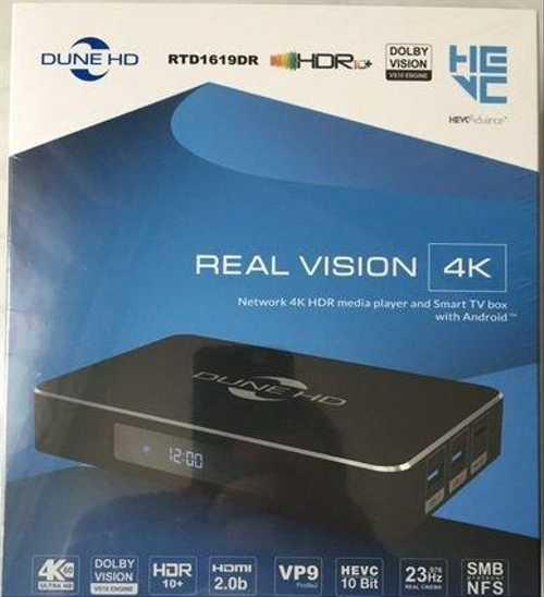 Сетевой медиаплеер Dune HD Real Vision 4K новый