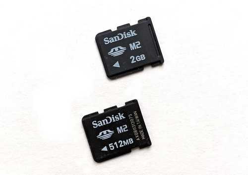 Карта памяти SanDisk M2 512Мб 2Гб для SonyEricsson