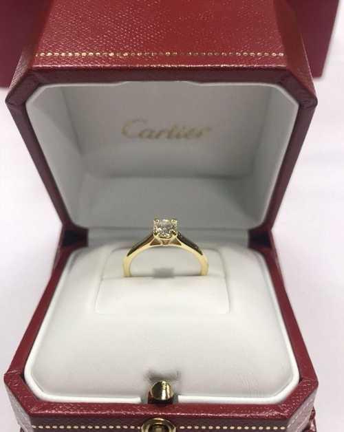 Кольцо Cartier с бриллиантом