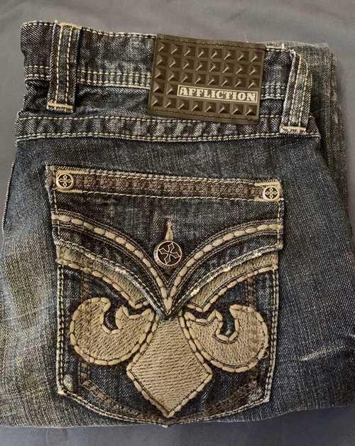 Джинсы affliction black premium