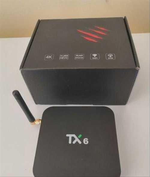 TV приставка Tanix TX6 Smart тв Box android 9.0
