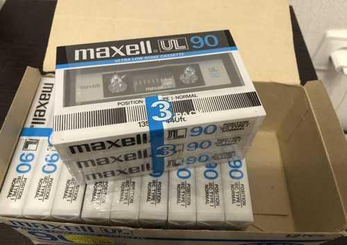 Аудиокассета Maxell UL 90 новые