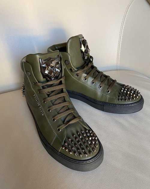Кеды philipp plein оригинал кожаные