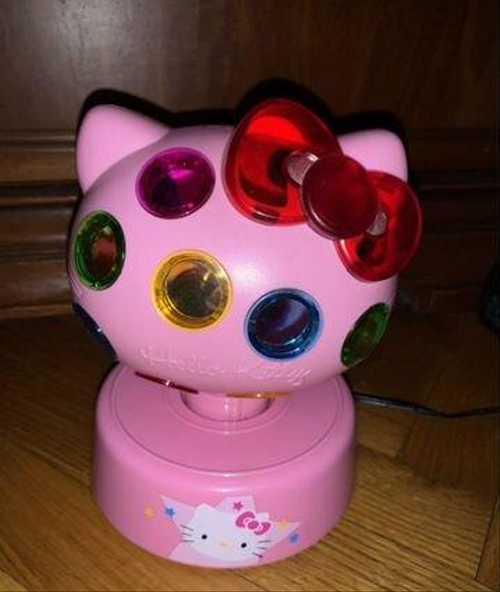 Светильник детский ночник проектор Hello kitty