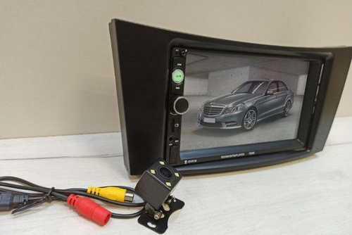 Автомагнитола на Mersedes E-class+камера, USB, AUX