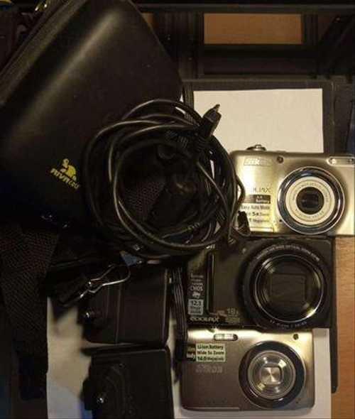 Цифровые фотоаппараты Nikon 3 шт