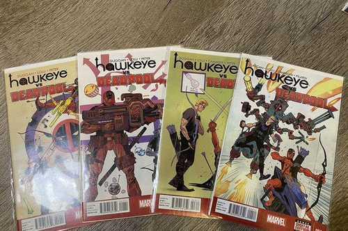 Комиксы на английском Hawkeye vs Deadpool