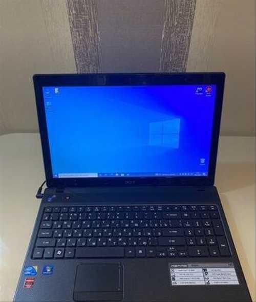 Ноутбук Acer Aspire 5742g, i3, идеал