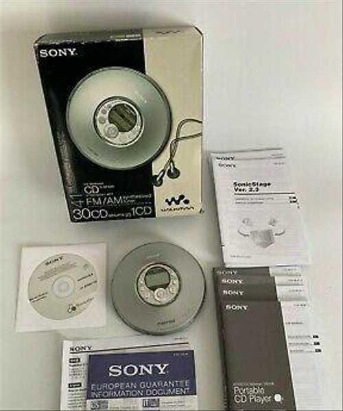 Новый CD, MP3, FM плеер Sony D-NF-421