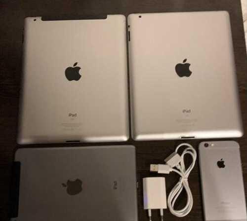 Три iPad и iPhone