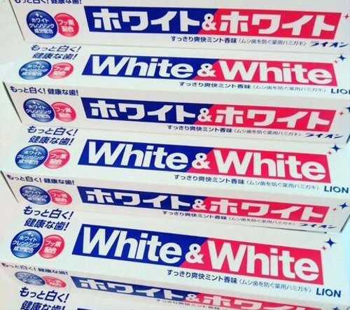 White & White японская зубная паста
