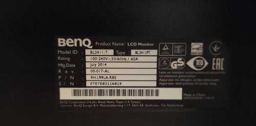 BenQ BL2411PT 24"