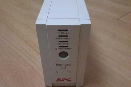 Какой аккумулятор в ибп apc back ups cs 500