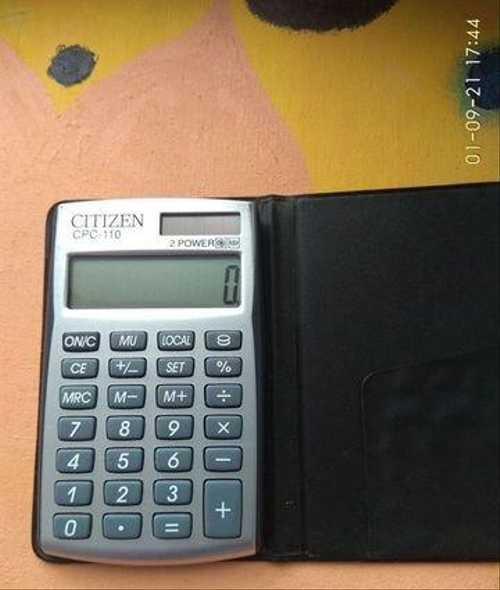 Калькулятор карманный citizen