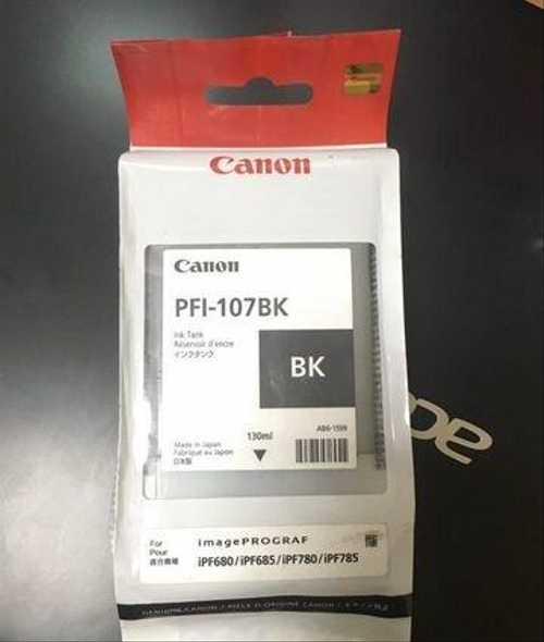Картриджи PFI-107 BK для Canon