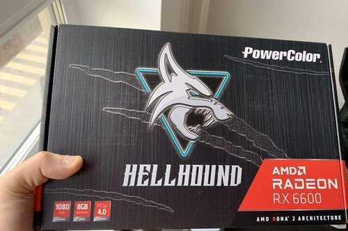 Видеокарта PowerColor AMD Radeon RX 6600 Hellhound