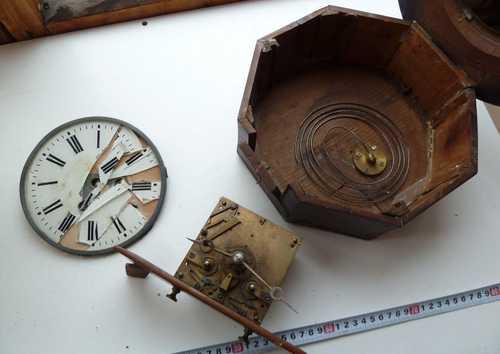 Часы настенные старинные в ремонт механизм