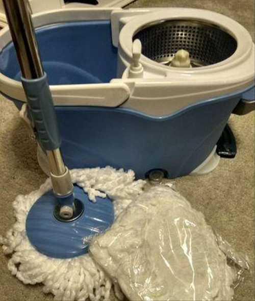 Новое ведро с шваброй "Spin Mop