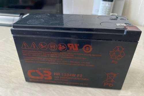 Новпя аккумуляторная батарея CSB HR1234W F2