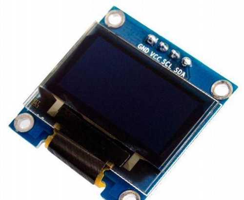 Дисплей gsmin oled 0.96" 128x64, I2C (Желтый)