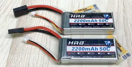 2s 2200mah новые для Traxxas revo 1:16 summit