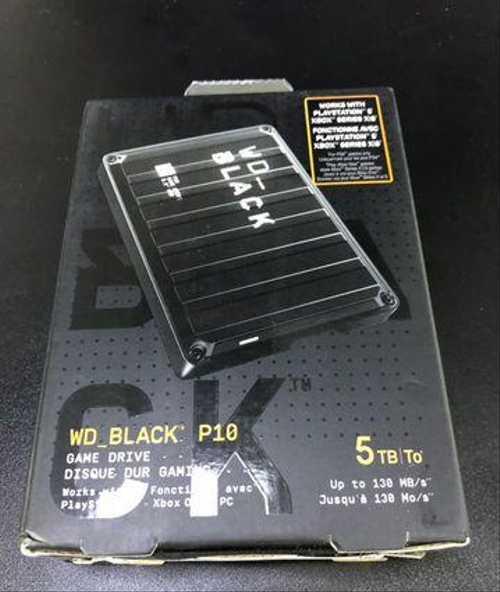 Жесткий диск usb 5Tb WD black P10