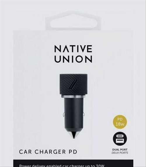 Автомобильное зарядное устройство Native union