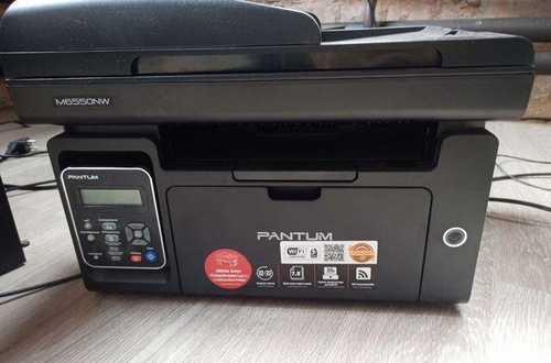 Принтер лазерный мфу Pantum M6550NW