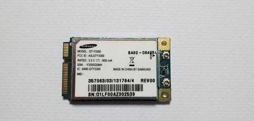 3G модем mini PCI-E Samsung GT-Y3300