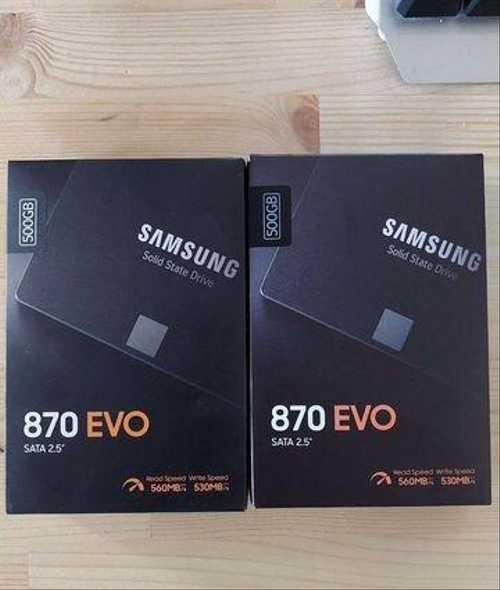 SSD диски Samsung 870evo 500gb