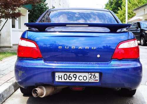 Выхлоп subaru impreza