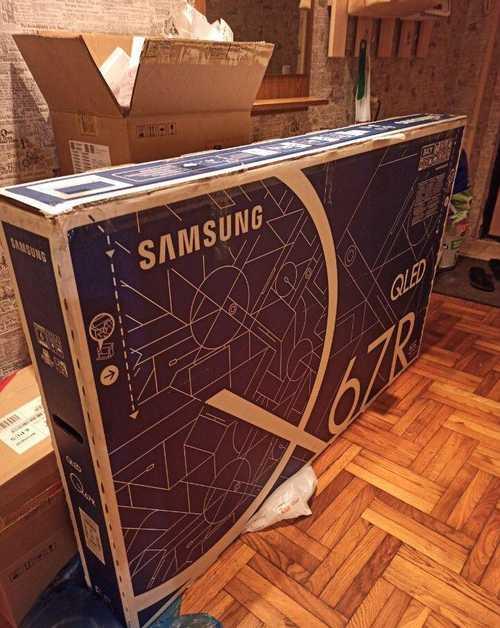 Новый телевизор 55' Samsung qe55q67rau