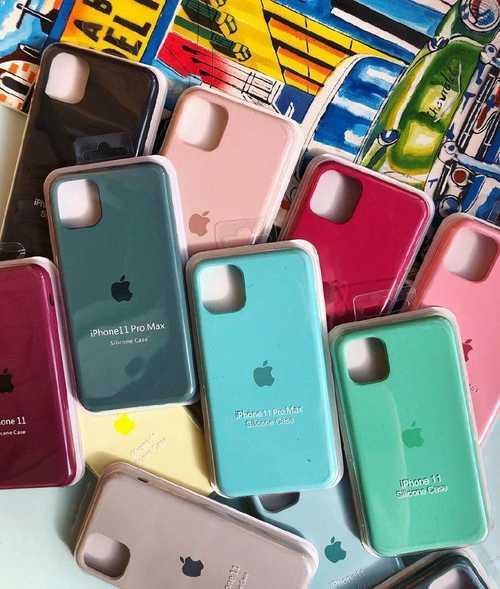 Чехлы Silicone case на iPhone Xr/11/Xs/6/6s/SE