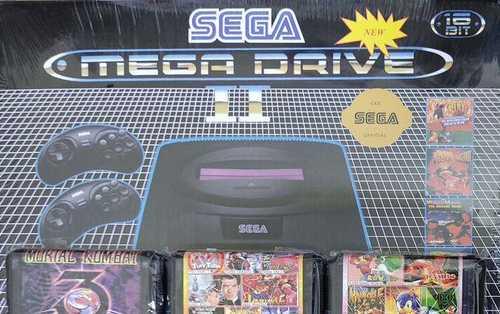 Игровая приставка sega + 3 картриджа