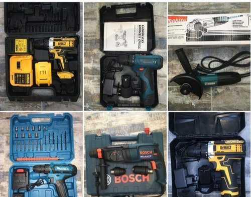 Шуруповёрт Перфоратор Болгарка Bosh,DeWalt,Makita