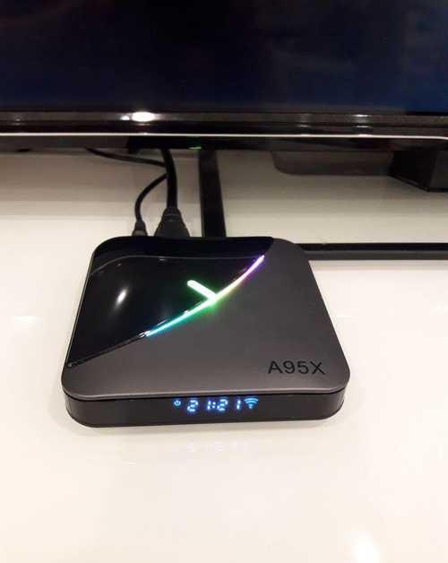 Android TV A95X F3 AIR+аэропульт 2/16GB S905X3 2.4