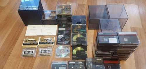 Minidisc, minidv, microcassette
