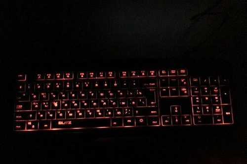 Клавиатура Qumo Blitz office keyboard(красная
