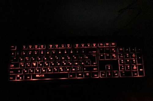 Клавиатура Qumo Blitz office keyboard(красная