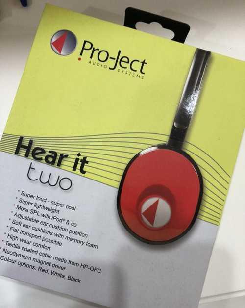 Pro-Ject Hear It-2 наушники