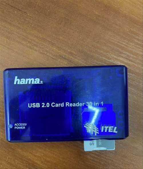 USB Card Reader Hama 30 in 1 Москва | Комьютерные аксессуары и комплектующие | Festima.Ru ...