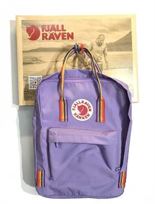 Рюкзак FjallRaven Kanken rainbow сирень